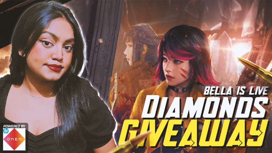 Watch Bella is Live Live Stream - 100K DIAMONDS GIVEAWAY || 1V1 CUSTOM ...