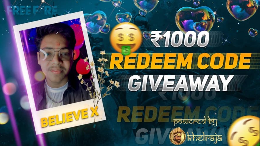 Watch Believe X Live Stream - ₹1000 REDEEM CODE💵 💵20K DIAMONDS💎 ...