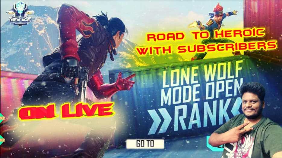 Watch 2PTG Live Stream - Free Fire Lone Wolf Rank Pushing || Free Fire ...