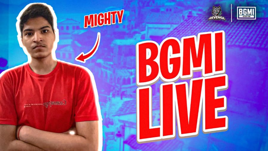 Watch RVNG Mighty Live game streaming BGMI GRIND WITH RVNG MIGHTY