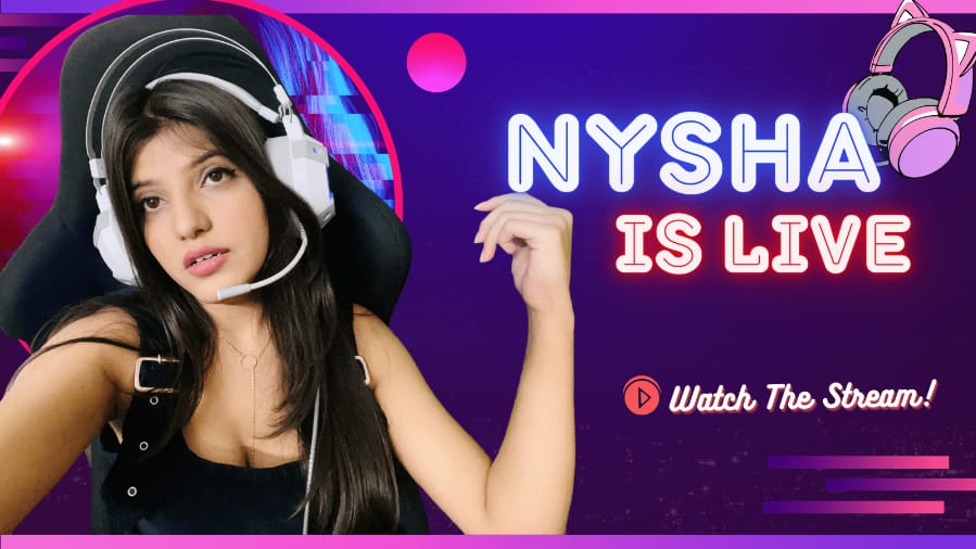 Watch Nysha Here Live Stream - NYSHA IS LIVE | BGMI GIRL GAMER WITH ...