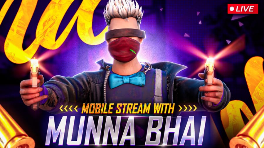Watch Munna bhai gaming Live Stream - Free Fire Live Telugu - Munna Bhai is Live - Telugu Gaming ...