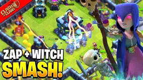 Watch TH13 Best Zap Witch Attack Strategy in Clash of Clans on Rooter by Prettex Gaming