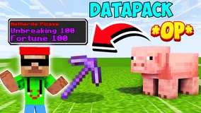 Watch AMAZING DATAPACK PIGS DROP OP LOOT 😍🤩| OP ITEM DATAPACK #minecraft #datapack #hclplayz on ...