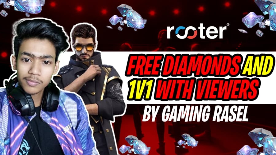 Watch Gaming Rasel Live Stream - FREE FIRE DIAMOND GIVEWAY LIVE STREAM JOIN NOW