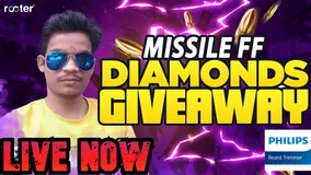 Watch MISSILE FF Live Stream - FREE FIRE LIVE MEGA GIVEAWAY JOIN NOW ...