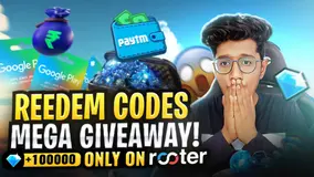 Watch AKSHAY AKZ Live game streaming COME ON REDEEM CODES/UPI GIVEAWAY ...