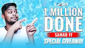 Watch SAMAR FF Live Stream - SPECIAL STREAM SPECIAL GIVEAWAY | THANKS FOR 1 MILLION | TEAMCODE ...