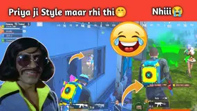 Watch Priya jii style maar rhi thi🤣🤭Bgmi funny commentary Gameplay ...