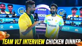 Watch Team VLT Interview || BGMS Playoffs 😅|| Chicken Dinner ...