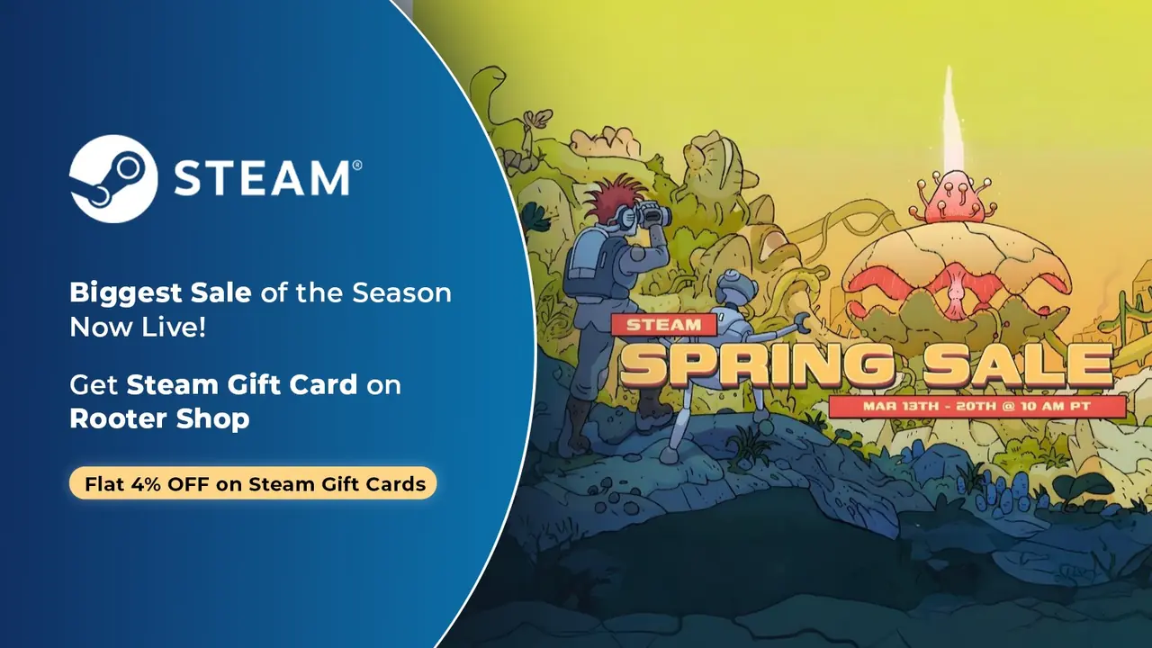 Steam Gift Cards India | Wallet Codes | Flat 3% Off