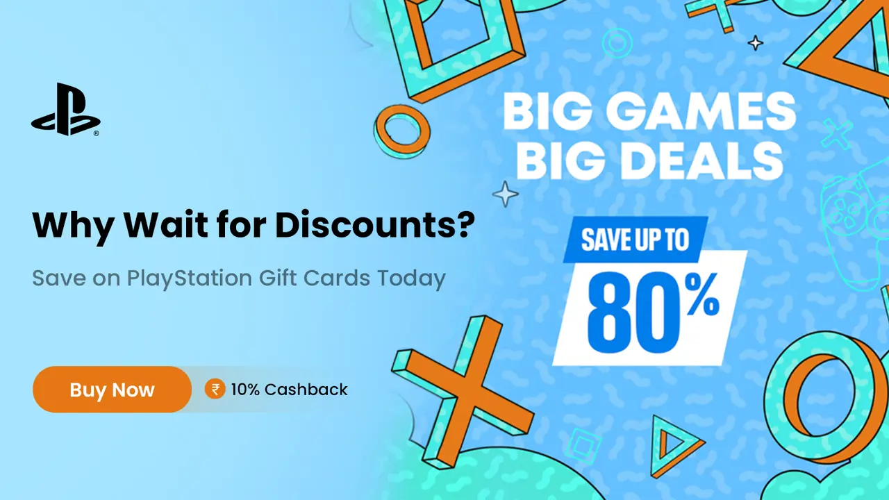 Buy PlayStation Gift Cards India - Instant Delivery