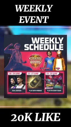 Watch Free Fire Weekly Schedule Event Review 🫣 on Rooter by XT AKSHAY ...