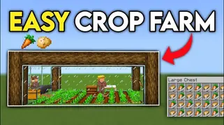 Watch EASY AUTOMATIC CROP FARM 1.20 - Minecraft Tutorial on Rooter by ...