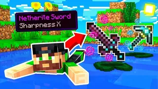 Watch MINECRAFT BUT SWIMMING GIVES OP ITEMS on Rooter by Lord RKC