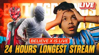 Watch Believe X Live game streaming 24 HOURS LIVE STREAM CHALLENGE 😫😫😫 ...