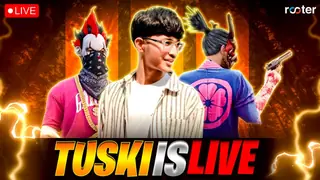 Watch TUSKI Live Stream - TEAMCODE GAME || pov ||TUSKI || FREEFIRE MAX