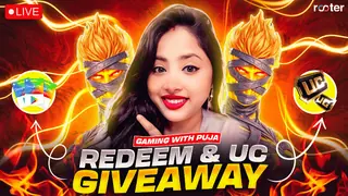 Watch Gaming with PUJA Live Stream - 💵999k Redeem Code Giveaway | 10 ...