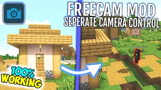 Watch HOW TO USE FREECAM MOD IN MINECRAFT TUTORIAL 🤯🔥| 1.20 FREECAM MOD ...