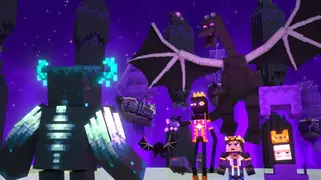 Watch Warden vs Ender Dragon and Army of the End Kingdoms (Minecraft ...