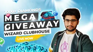 Watch Wizards Clubhouse Live Stream - 1000 DIAMONDS GIVEAWAY || SPIN ...