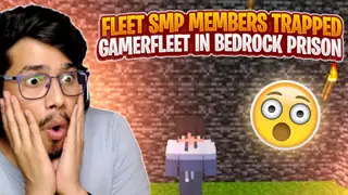 Watch Fleet SMP Members TRAPPED GAMERFLEET In BEDROCK Prison😱 on Rooter ...