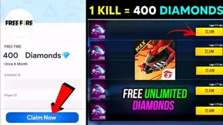 Watch Get FREE 10,000 Diamonds | Diamond Hack Trick | Free Fire Diamond ...