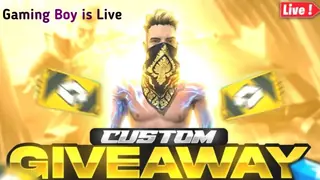 Watch GAMING BOY Live Stream - Giveaway hoga 🥰 ️||free fire max ...